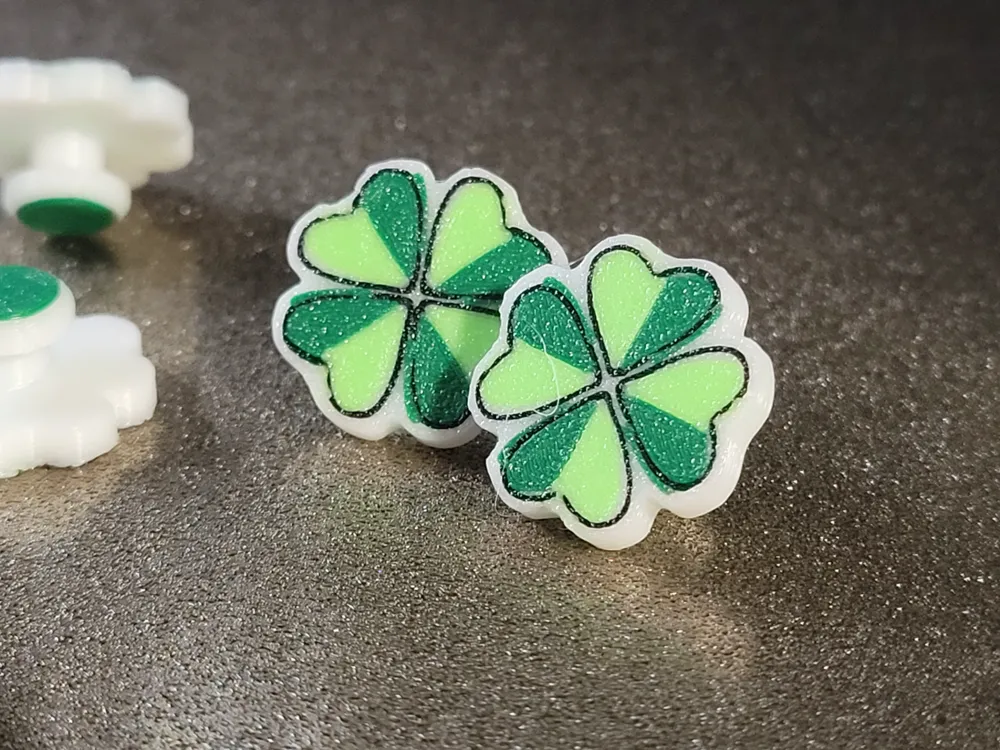 Crocs Jibbitz, Lucky Clover by kabendesign - MakerWorld