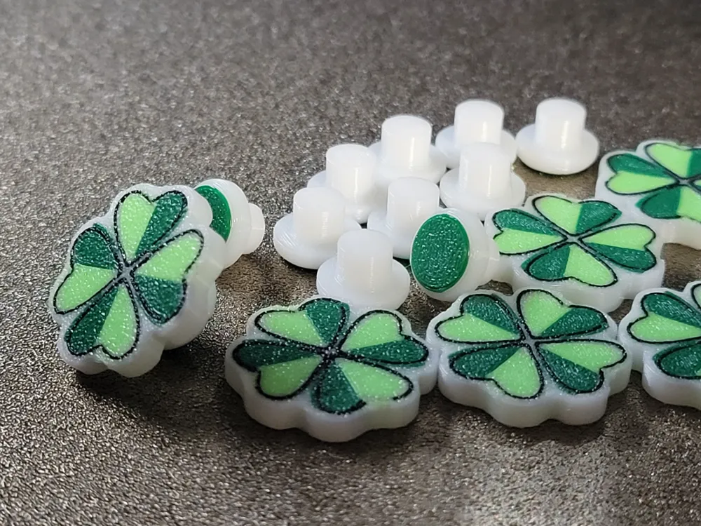 Crocs Jibbitz, Lucky Clover by kabendesign - MakerWorld