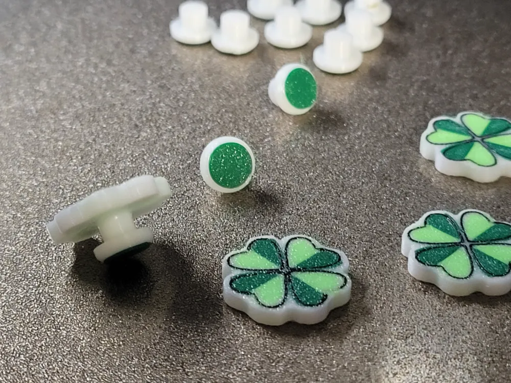 Crocs Jibbitz, Lucky Clover by kabendesign - MakerWorld