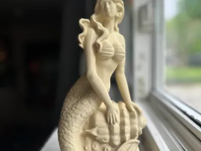 mermaid 3d print model download - MakerWorld