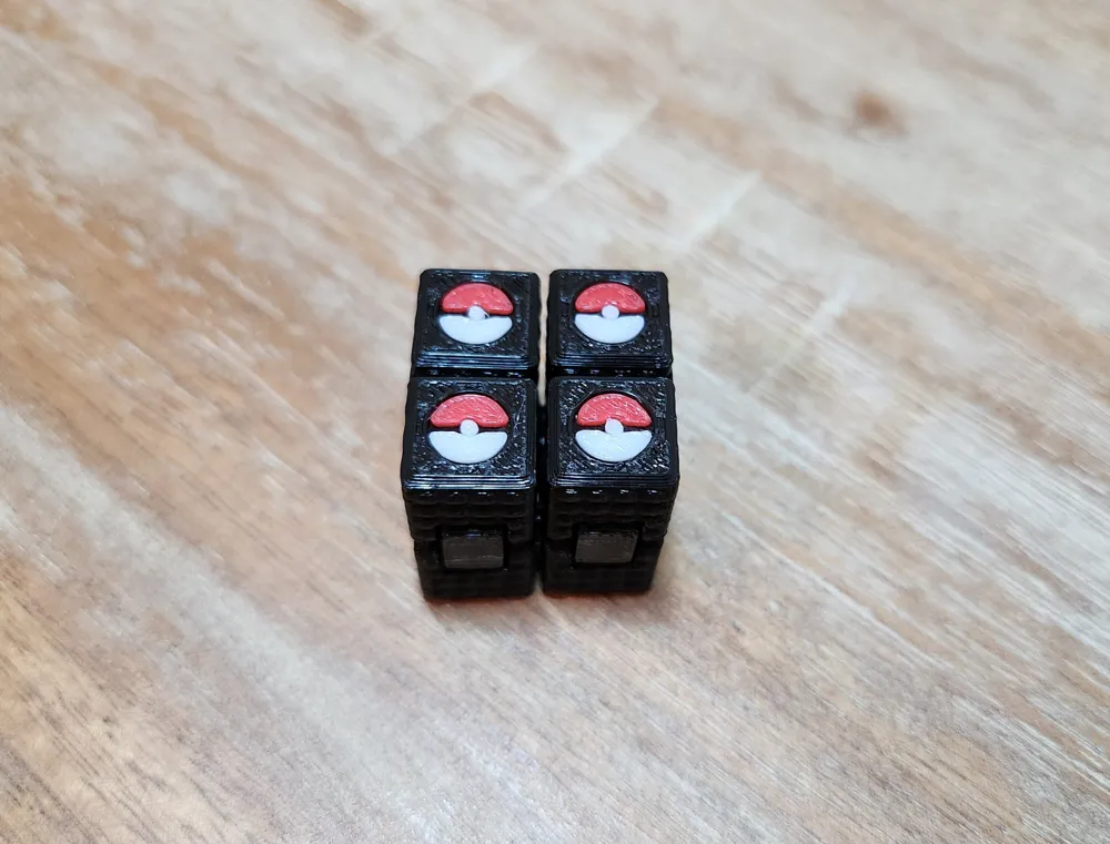 Pokemon Pokeball Infinity Cube - Free 3D Print Model - MakerWorld
