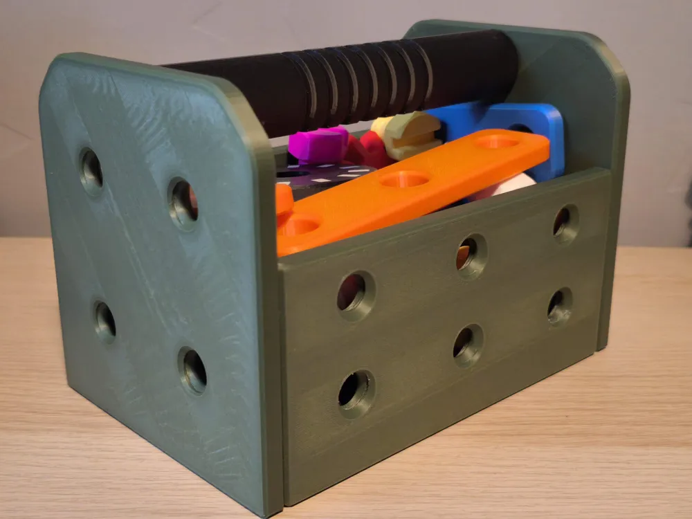 Little Maker Tool Box & Bench (Modular System) - Free 3D Print Model ...