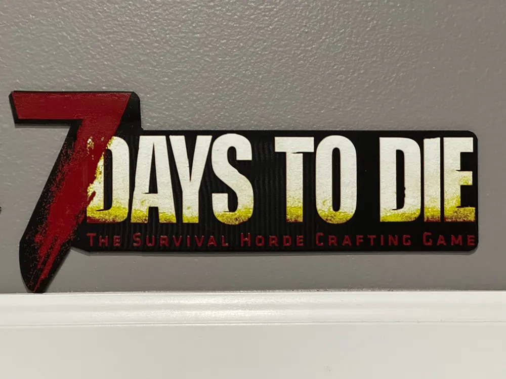 7 Days To Die Logo - HueForge by spencer.dakota77 - MakerWorld