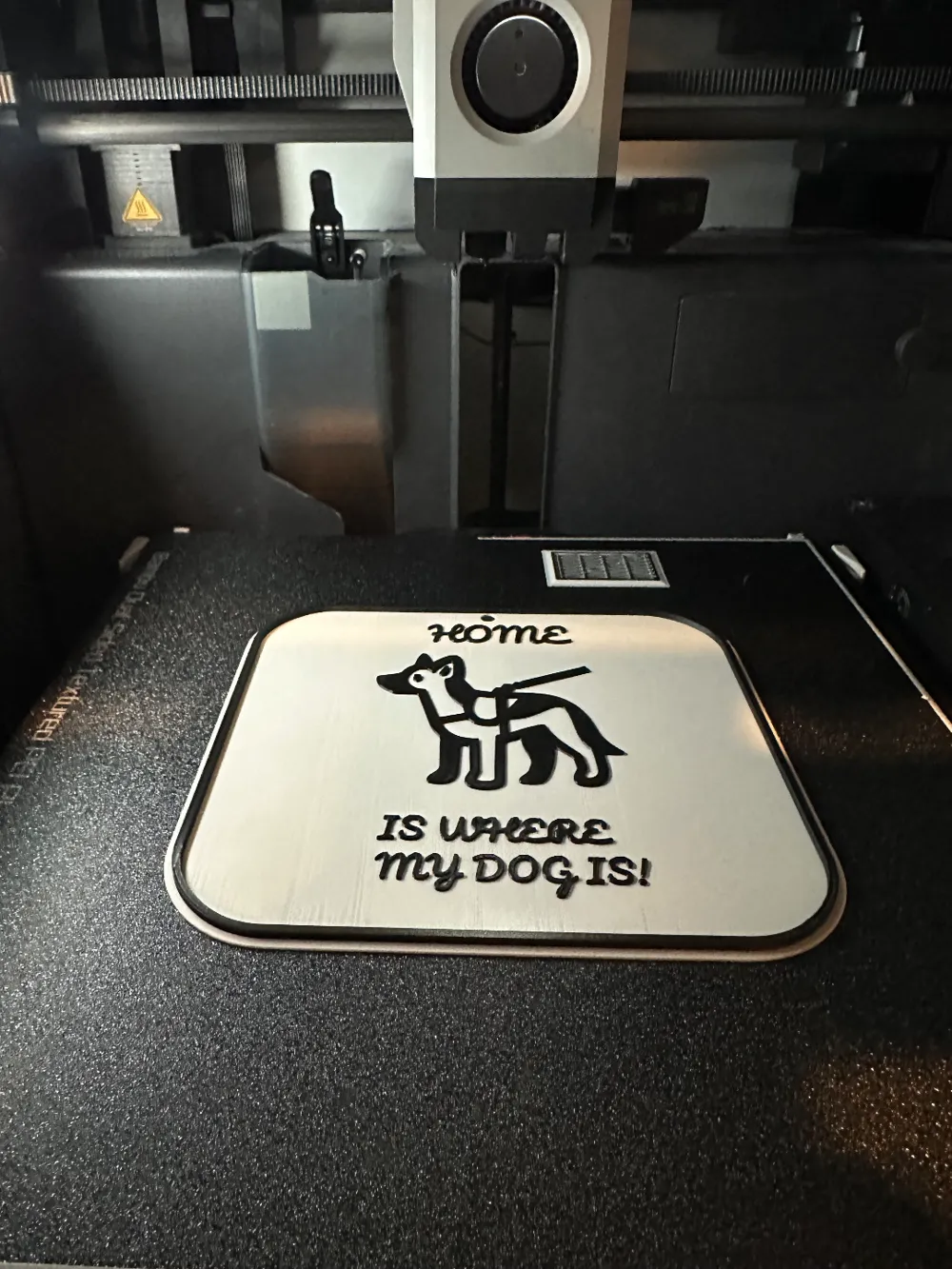 DOG SIGN - Free 3D Print Model - MakerWorld