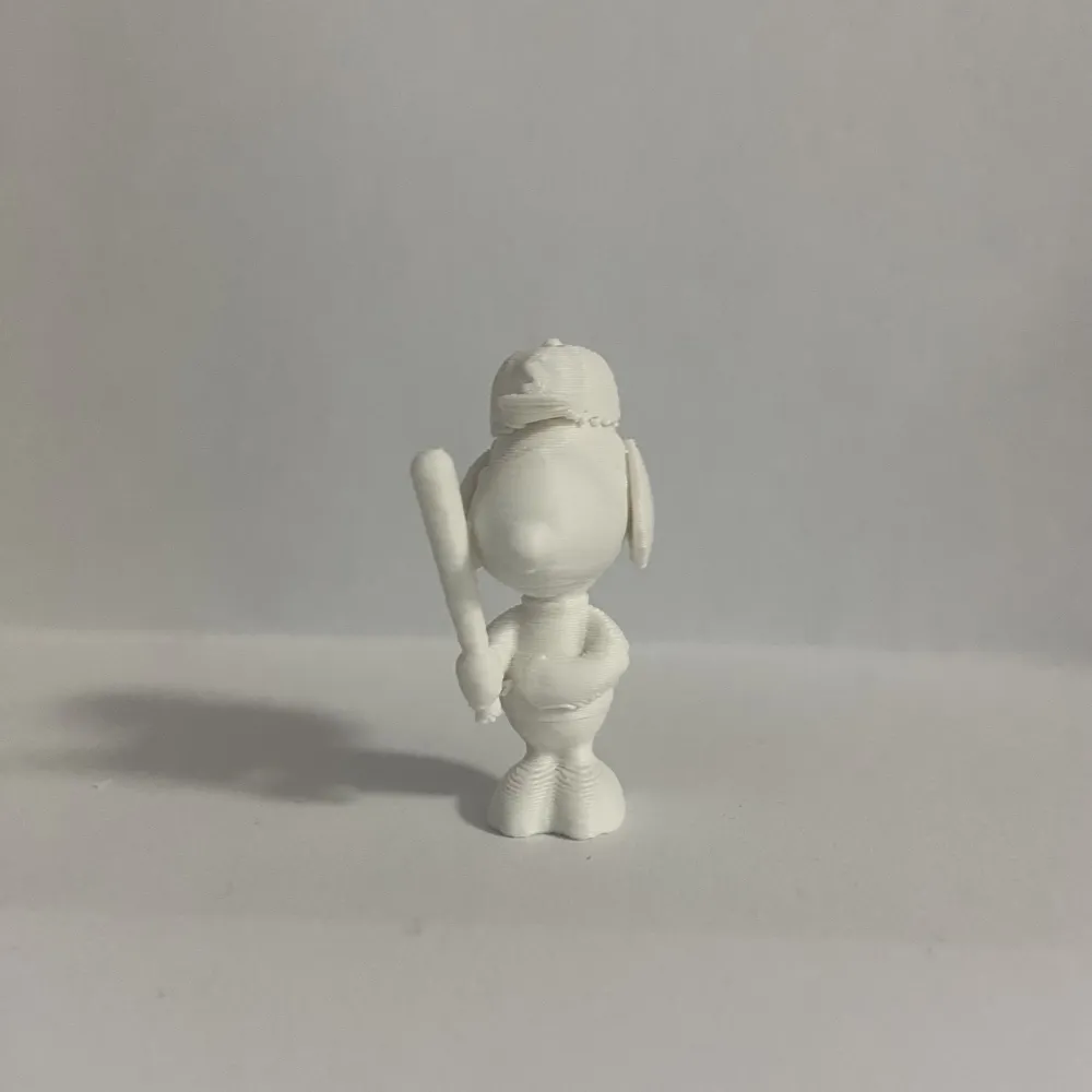 Snoopy Playing Baseball - Snoopy World Tour Vintage Style Figurine ...