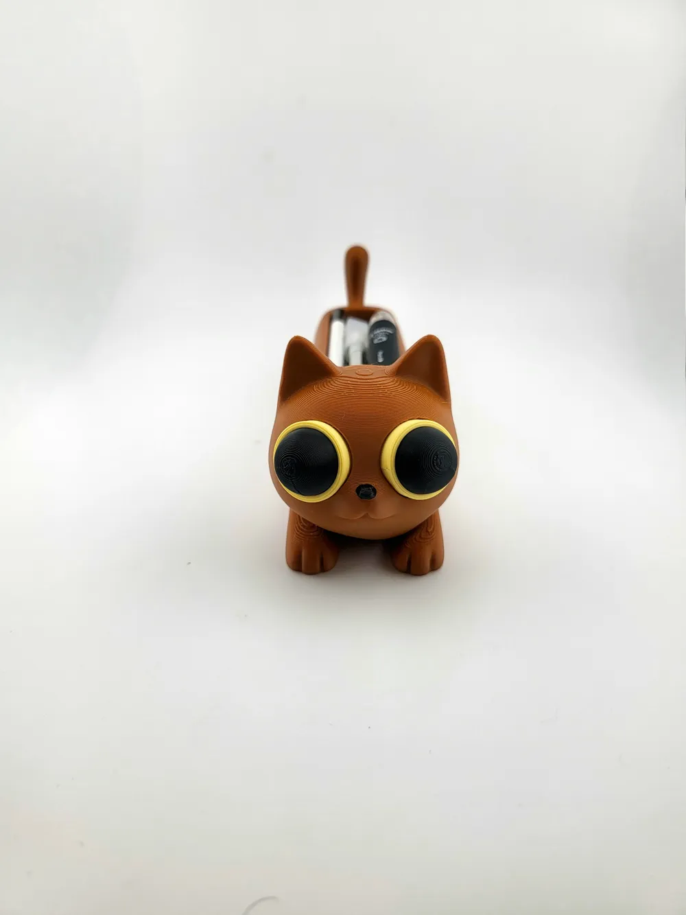 猫咪铅笔收纳盒——可爱的3D打印桌面整理器 来自 Mad power MakerWorld：免费下载 3D 模型