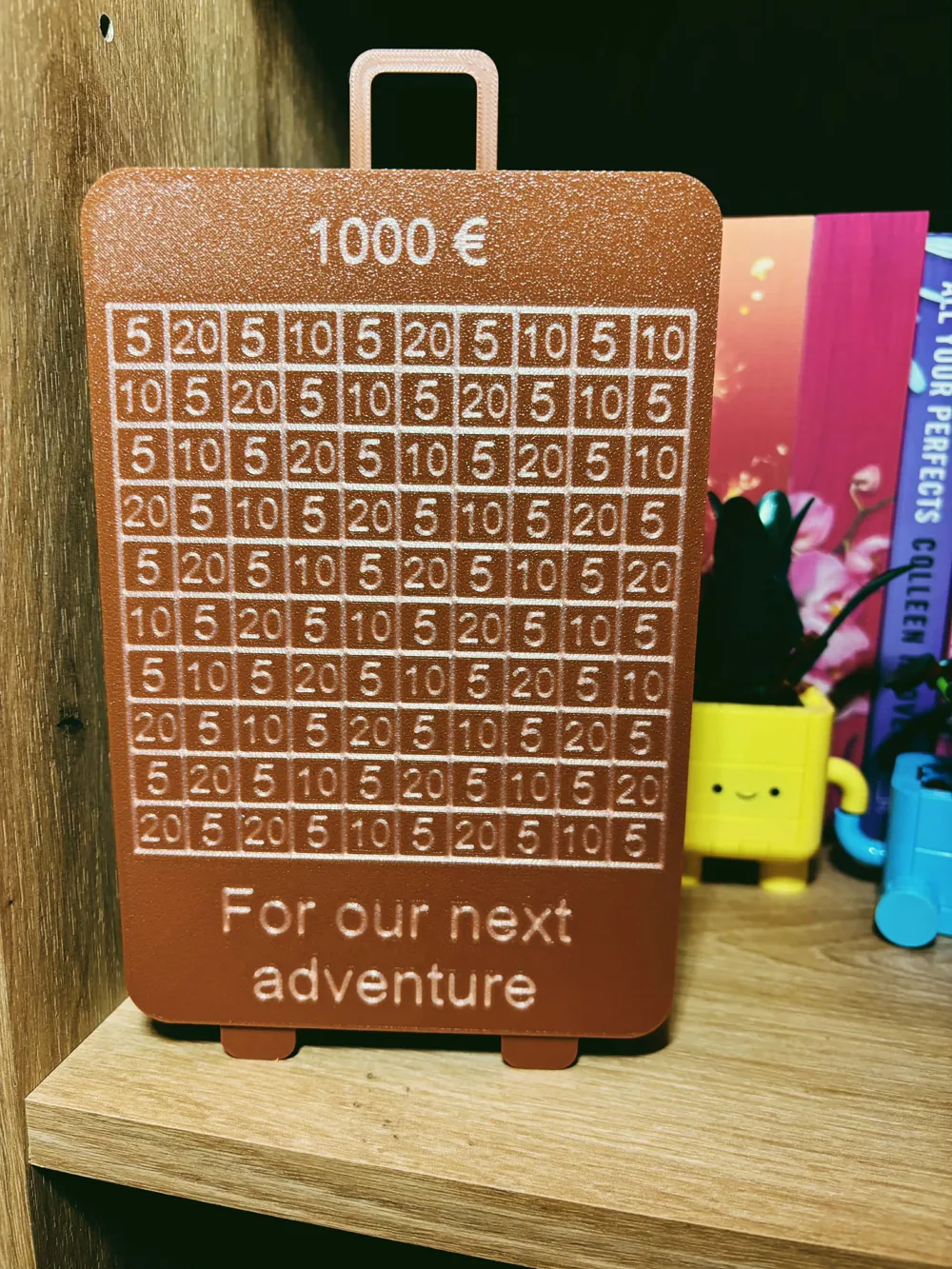 Adventure Savings Suitcase – 1000€ Money Challenge - Free 3D Print ...