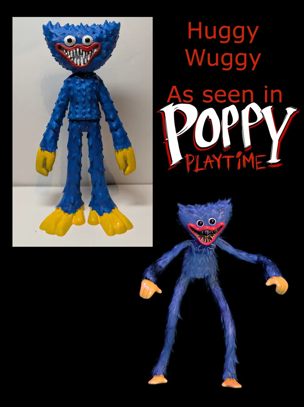 Huggy Wuggy from Poppy Playtime by Together 3D MakerWorld: Download ...