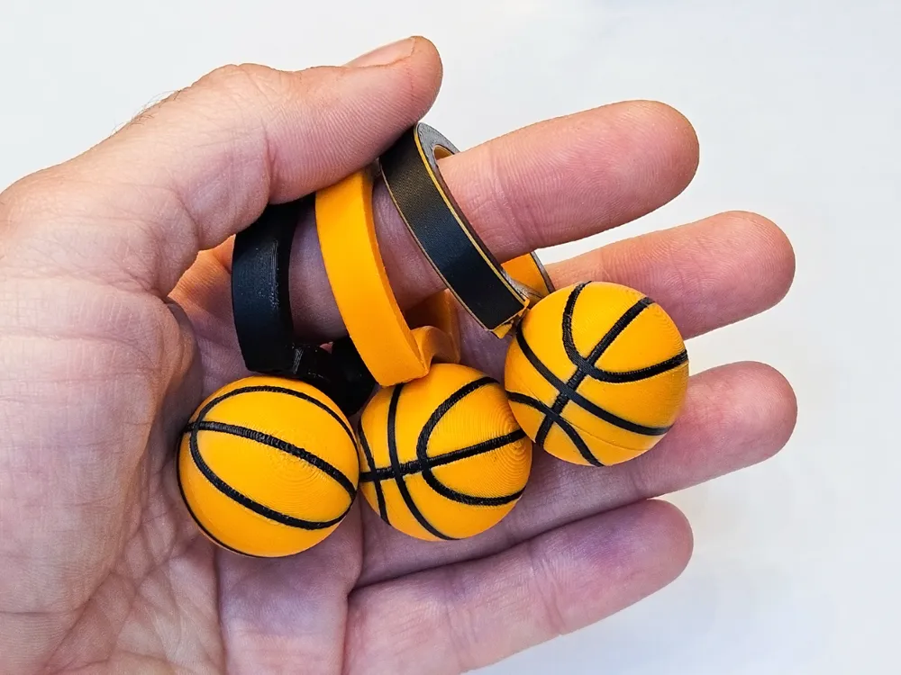 Spin & Rotate Basketball Fidget (silent fidget) by gobotoru MakerWorld ...