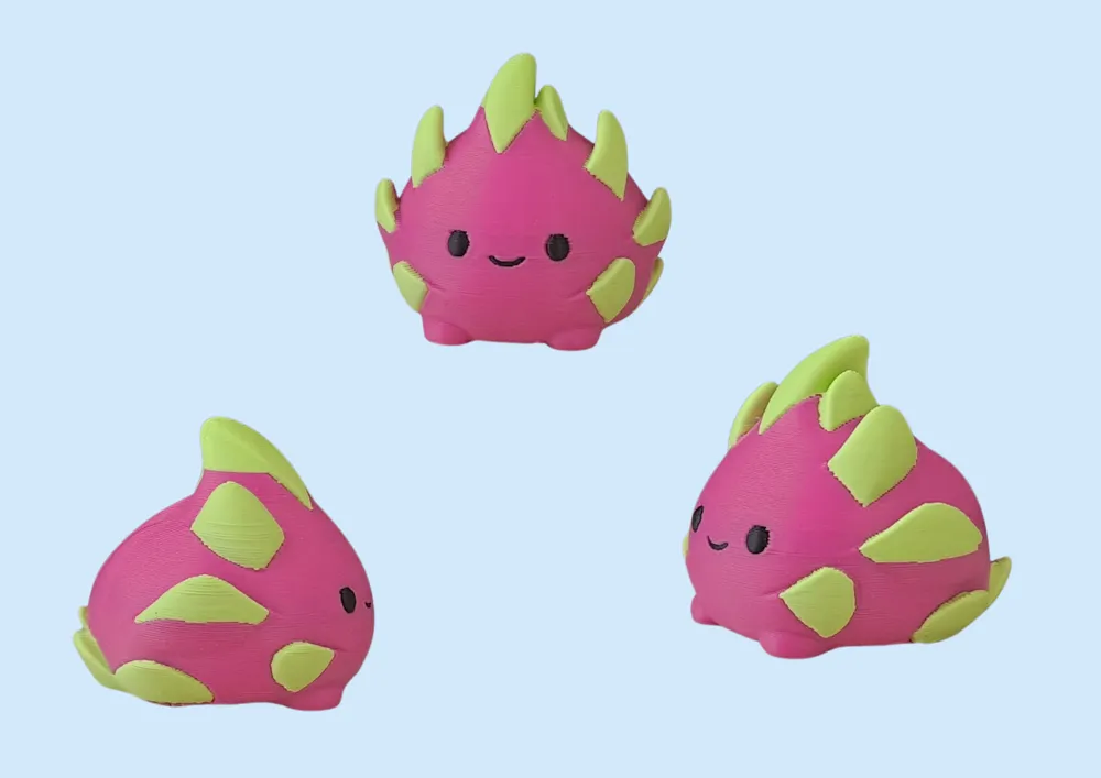 Fruity Friends: Dragonfruit - Free 3D Print Model - MakerWorld