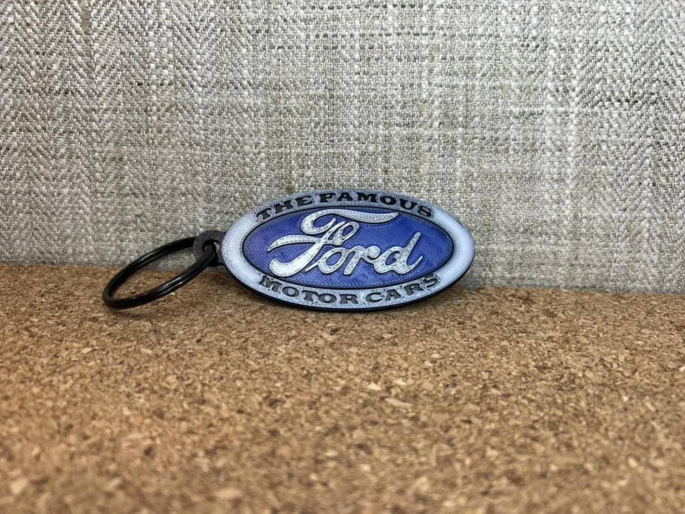 FORD Keychain Collection - Free 3D Print Model - MakerWorld
