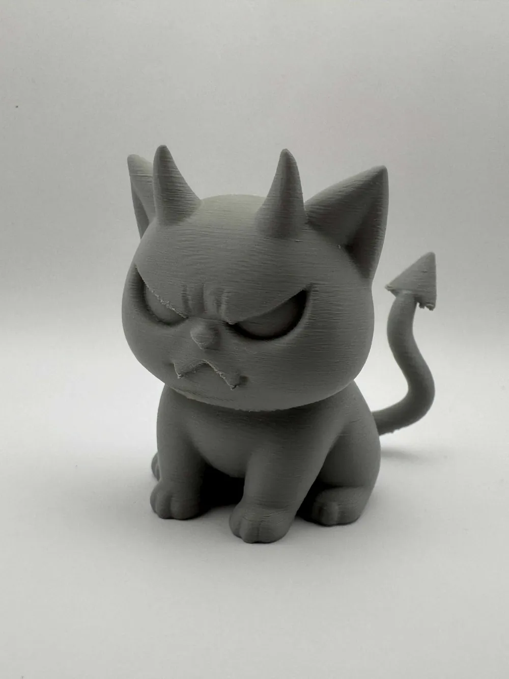 Devil Cat – Chibi Demon Figurine by humilak MakerWorld: Download Free ...