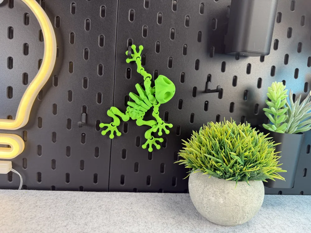 Articulated Skeleton Frog - Free 3D Print Model - MakerWorld