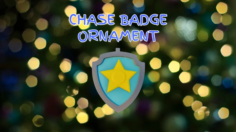 Chase Badge Ornament by Toonafeesh - MakerWorld
