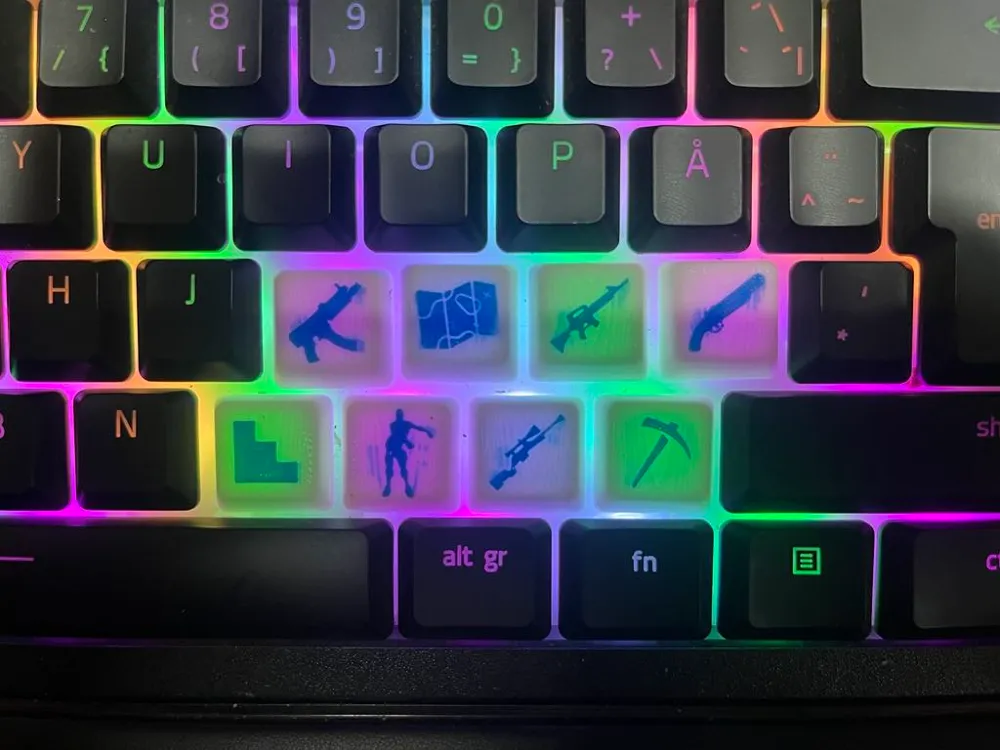 Fortnite Key Caps by Davbenne MakerWorld: Download Free 3D Models