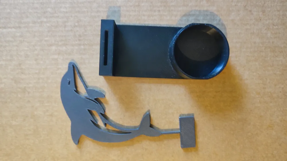 Shadow Art - Jumping Dolphin - Free 3D Print Model - MakerWorld
