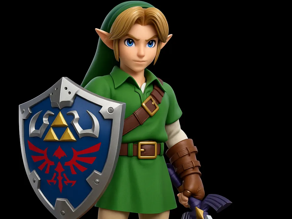 Link from Zelda: Link to the Past - Free 3D Print Model - MakerWorld