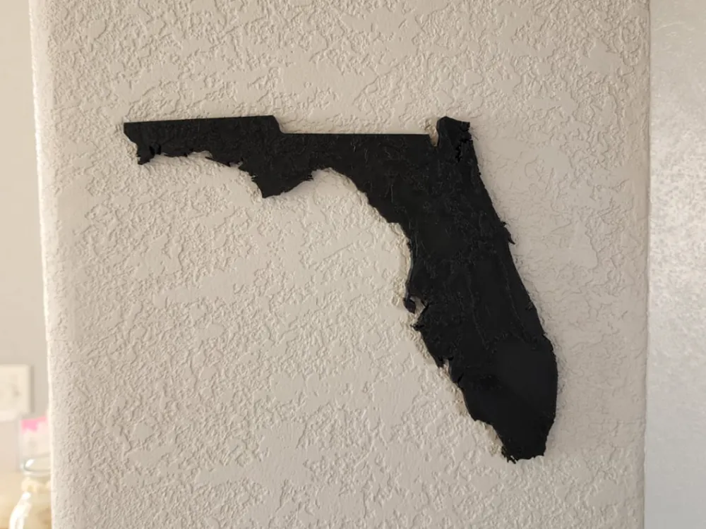 Florida Topographic map by Print Design - MakerWorld