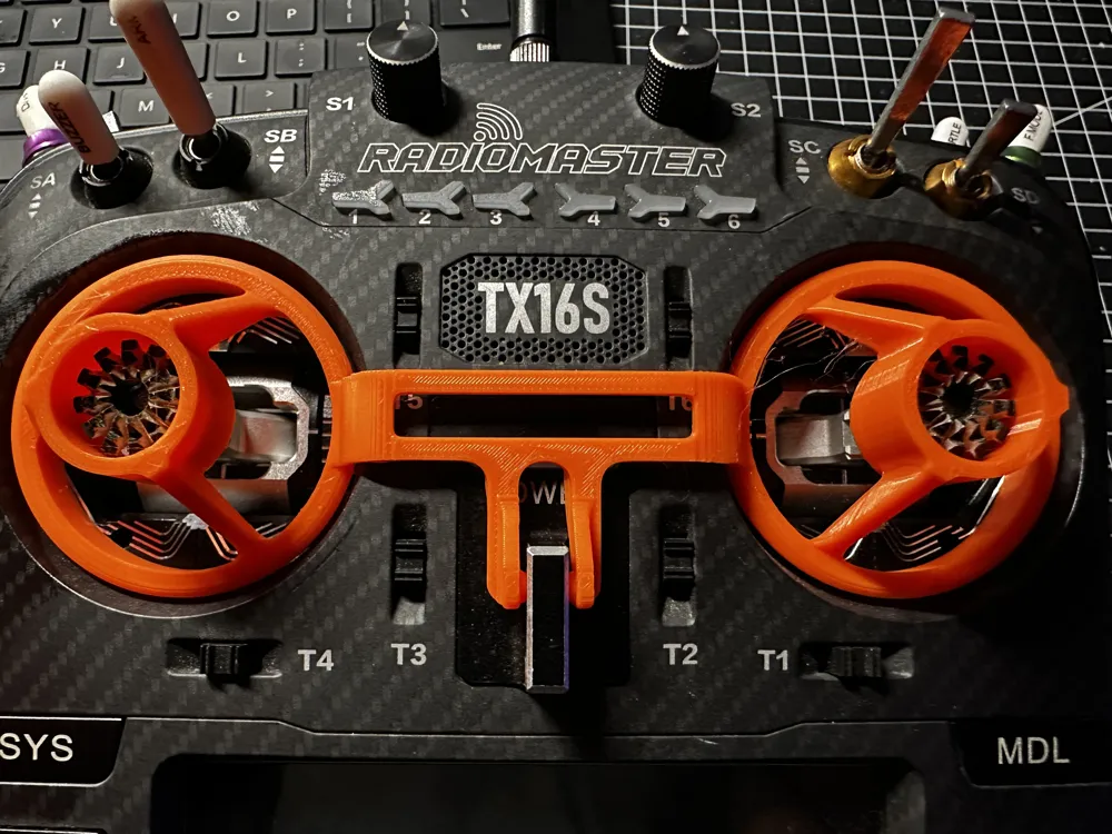 Radiomaster TX16s Lotus Gimbal protector v2 by vespassassina MakerWorld ...