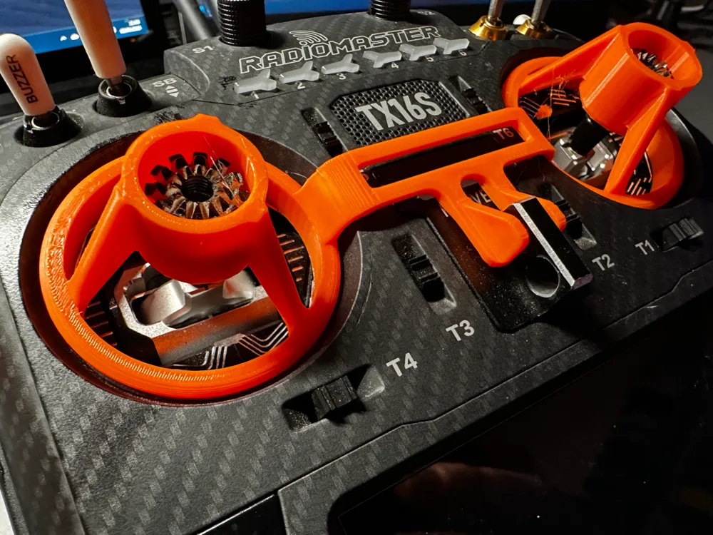 Radiomaster TX16s Lotus Gimbal protector v2 by vespassassina MakerWorld ...
