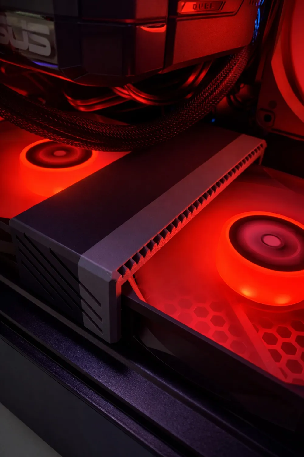 Low-Profile Ventilated Fan Support Bridge - Free 3D Print Model ...