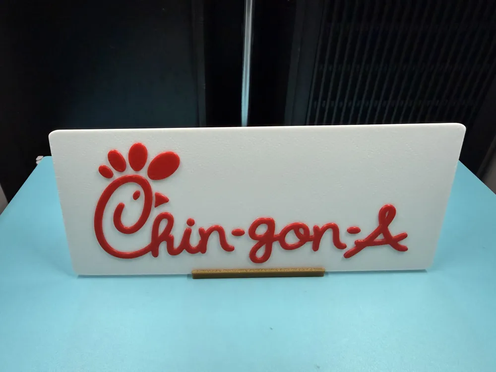 Chick-fil-a spanish signs - Free 3D Print Model - MakerWorld