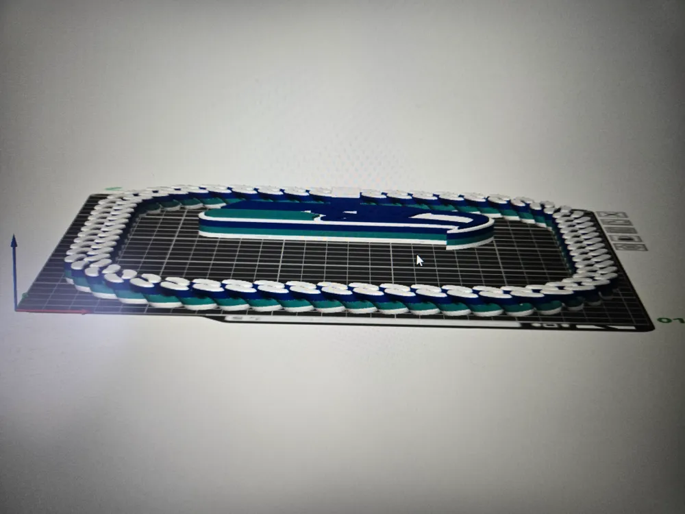 Seattle Seahawks chain by WaldenWP MakerWorld: Download Free 3D Models