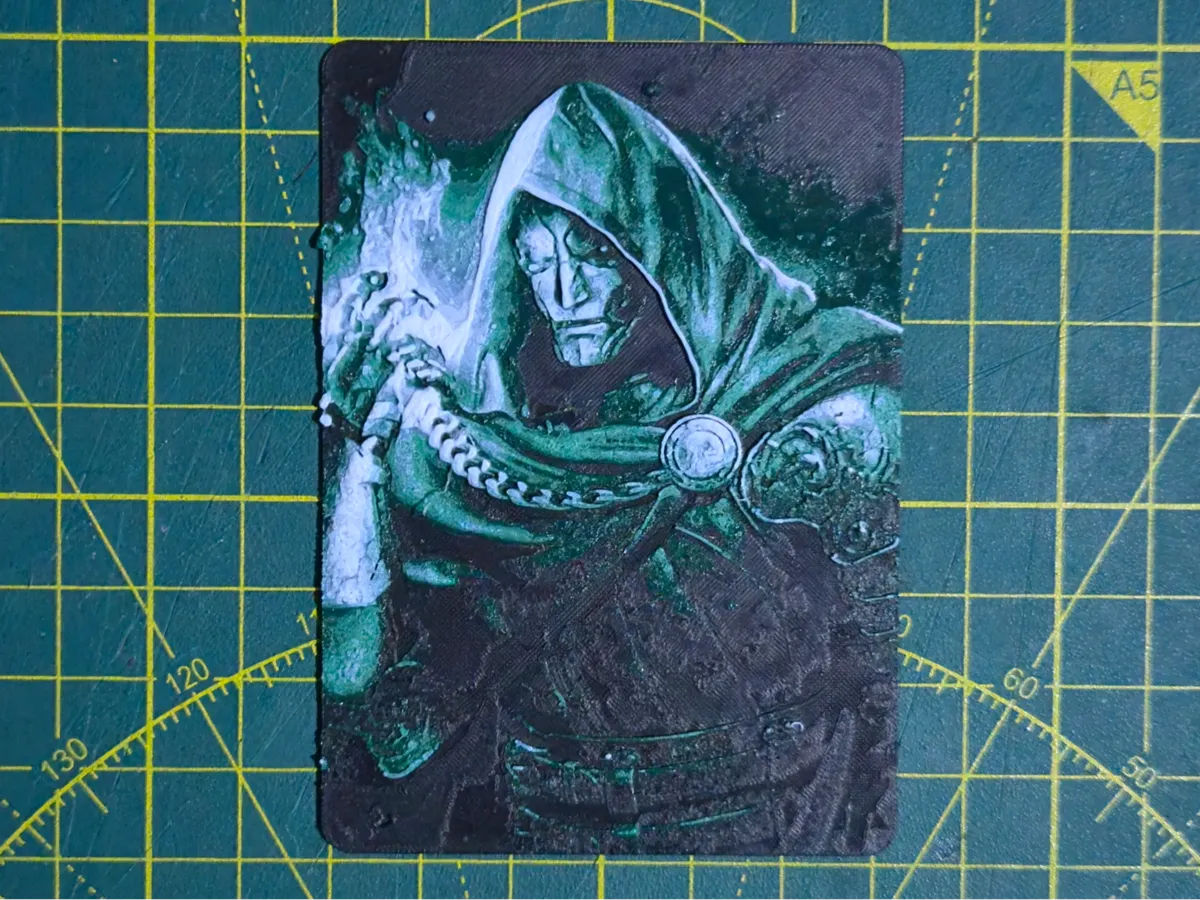 MTG Commander Deck Box Dr Doom Einlage HueForge – Kostenloses 3D ...