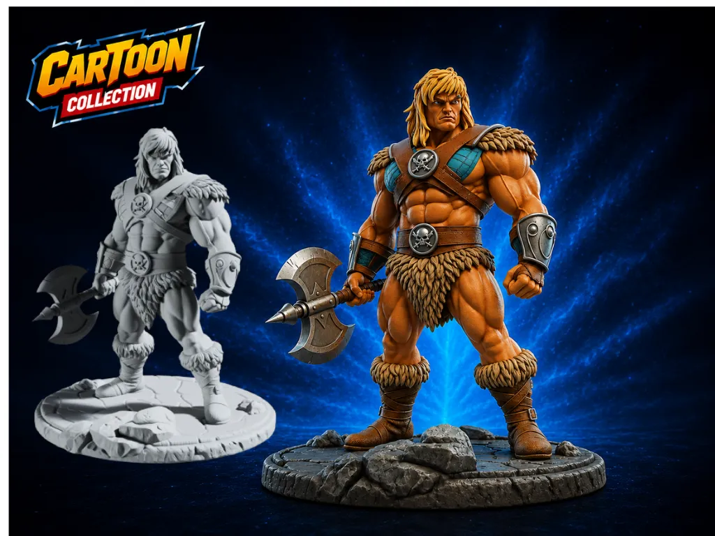 Barbarian King - Cartoon Collection - Free 3D Print Model - MakerWorld