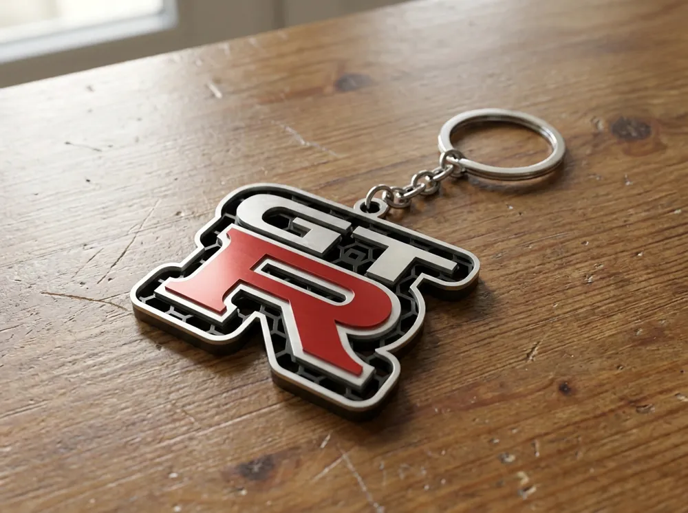 Nissan GT-R keychain - Free 3D Print Model - MakerWorld
