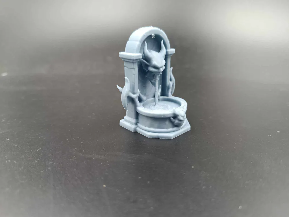 Miniature Terrain scenery DnD RPG-Demonic Fountain by drakeforge3d ...
