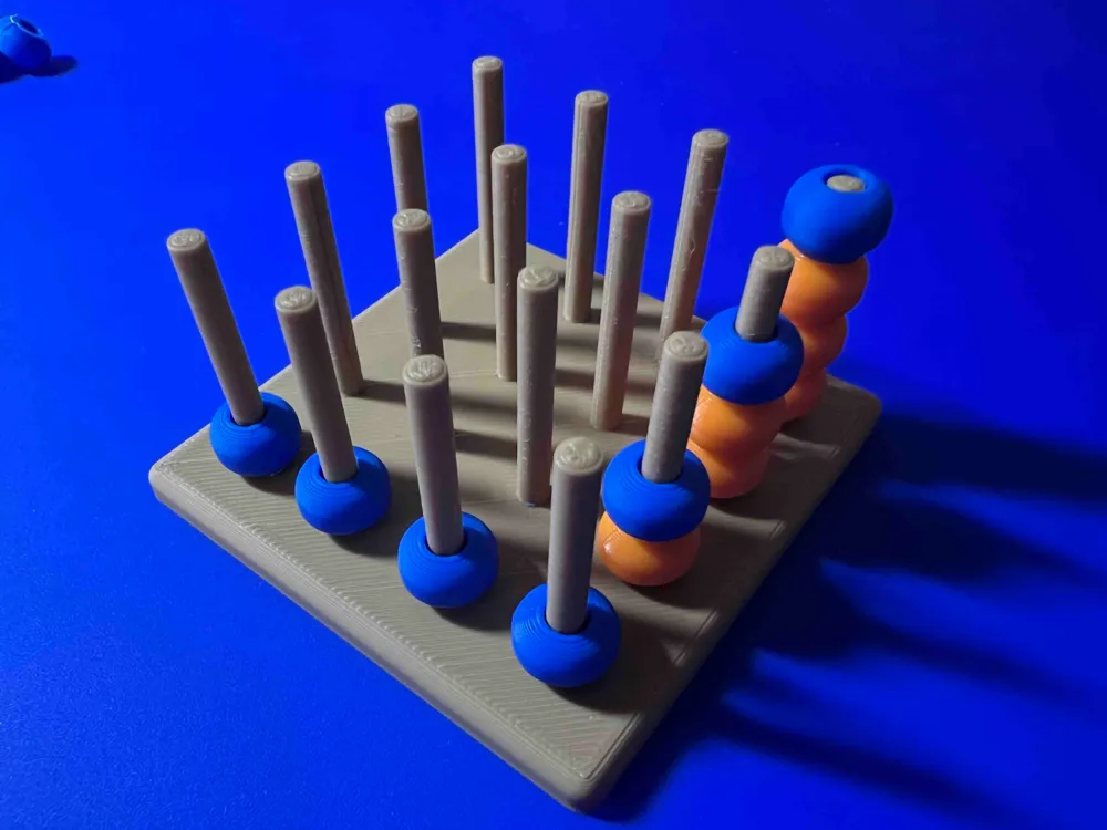 Force 4 3D, power 4 3D, connect 4 3D by Gettone - MakerWorld