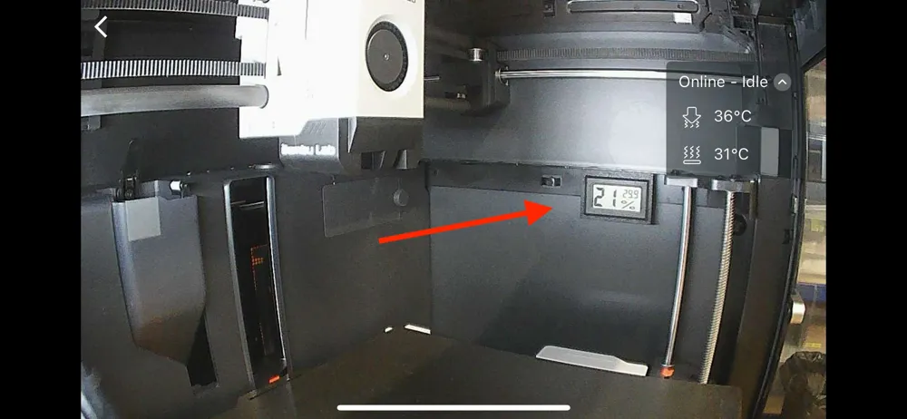 Bambu P1S - thermometer for remote monitoring by arekxyz - MakerWorld