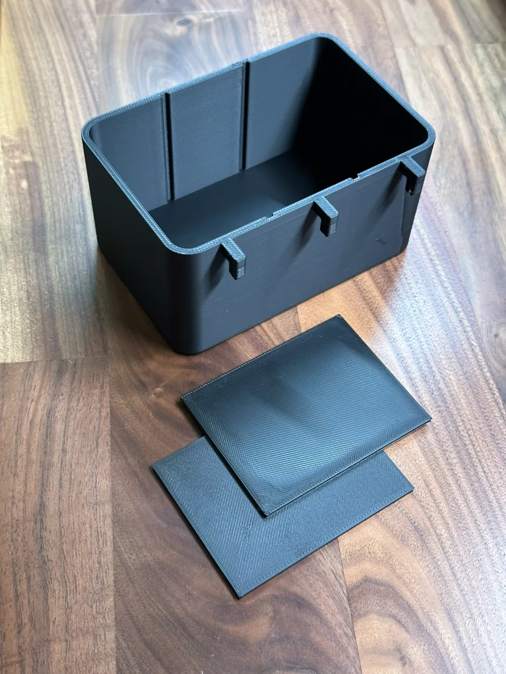 Wide container w/ removable divider - IKEA Skadis by marmech - MakerWorld