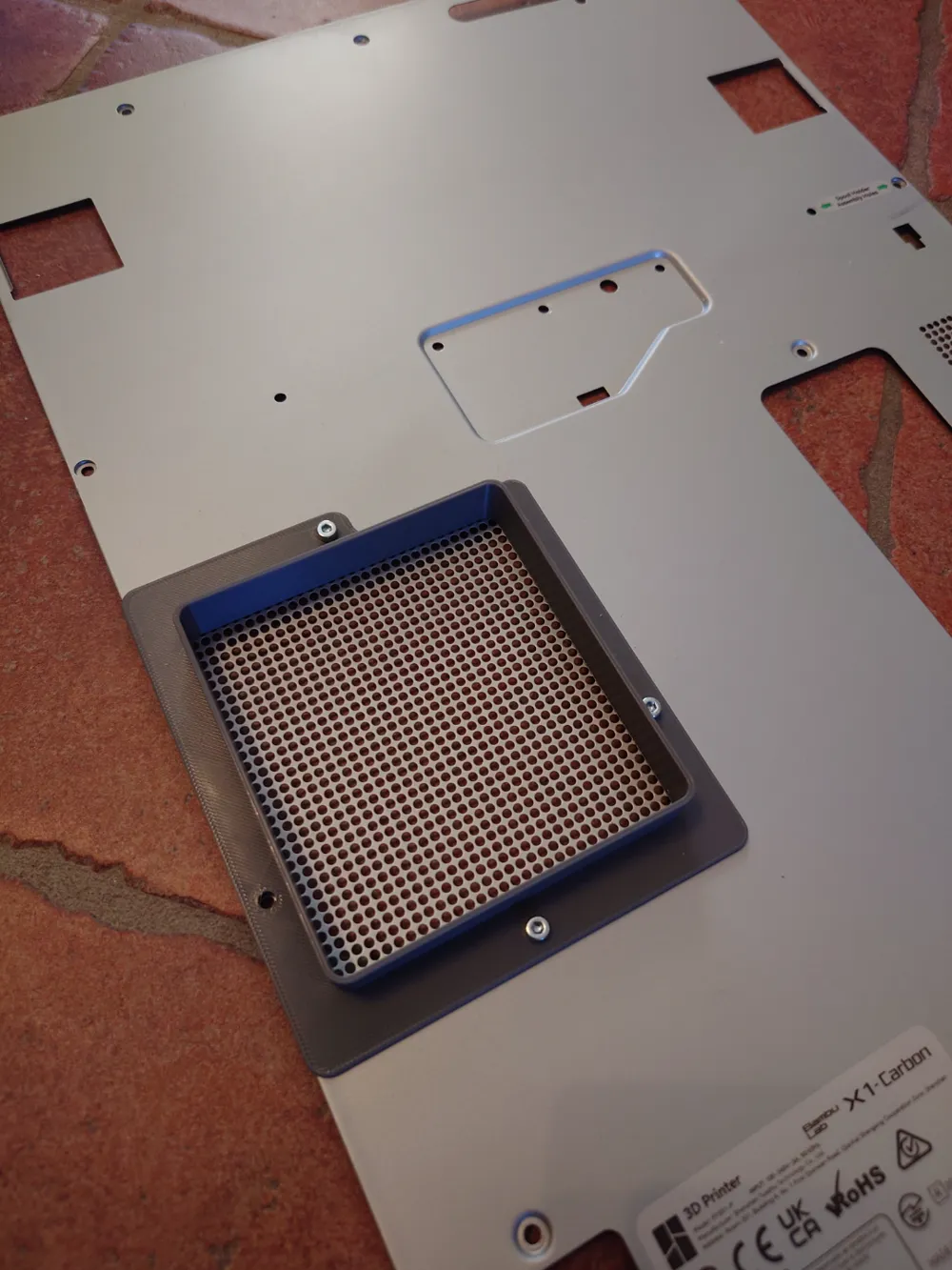 Simple rear dust filter housing for Bambu X1C by EinUrElf MakerWorld ...