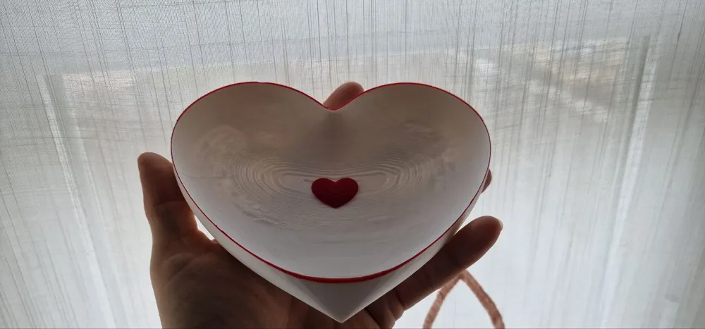 Cuenco Corazon Rojo dia san valentin - Modelo de impresión 3D gratuito ...