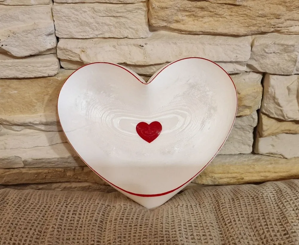 Cuenco Corazon Rojo dia san valentin - Modelo de impresión 3D gratuito ...