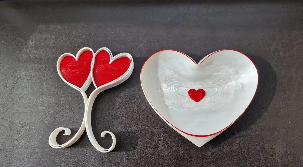 Cuenco Corazon Rojo dia san valentin - Modelo de impresión 3D gratuito ...