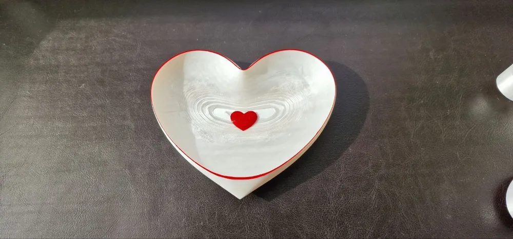 Cuenco Corazon Rojo dia san valentin - Modelo de impresión 3D gratuito ...