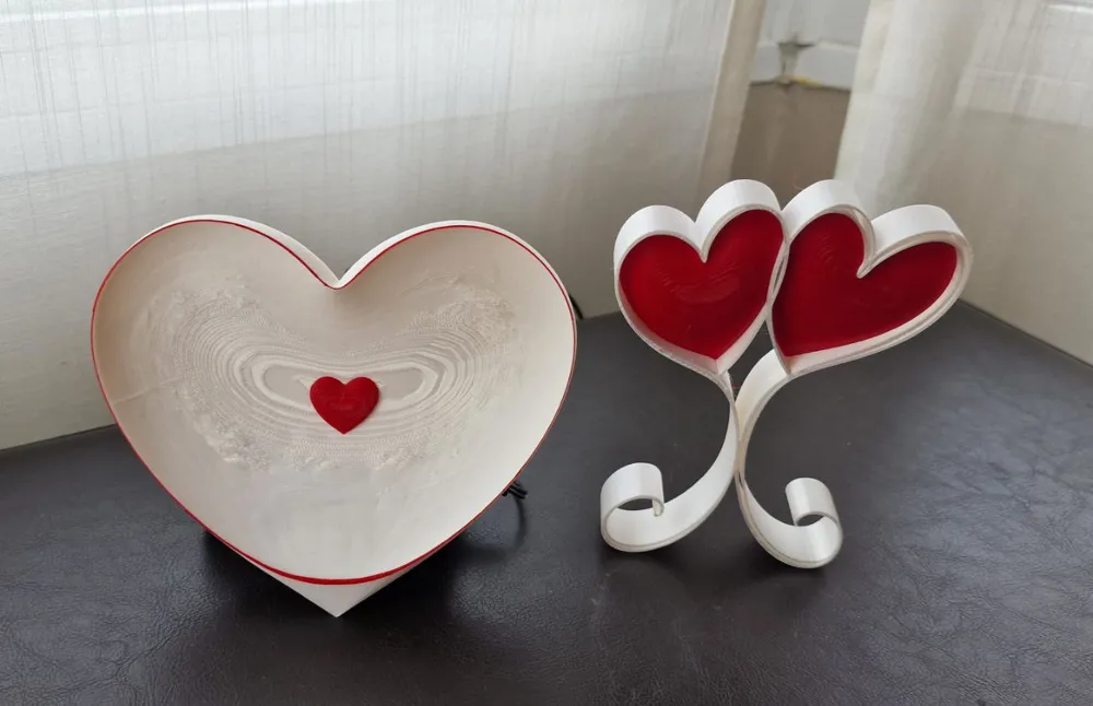 Cuenco Corazon Rojo dia san valentin - Modelo de impresión 3D gratuito ...