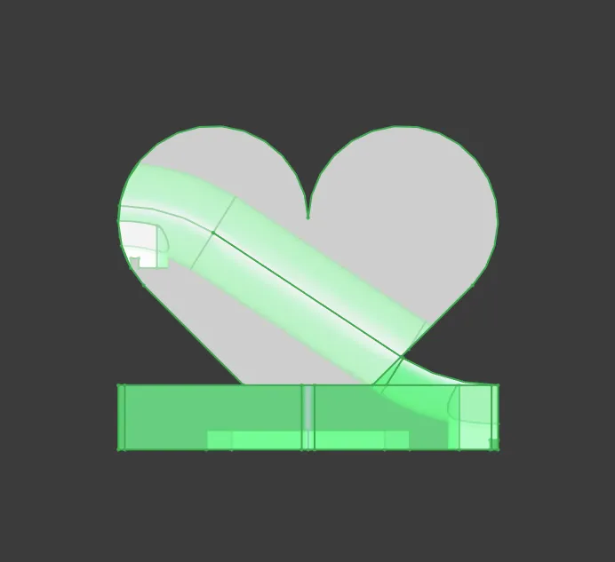 Love slide – Gravitrax-compatible component by MD3DPrintStudio - MakerWorld