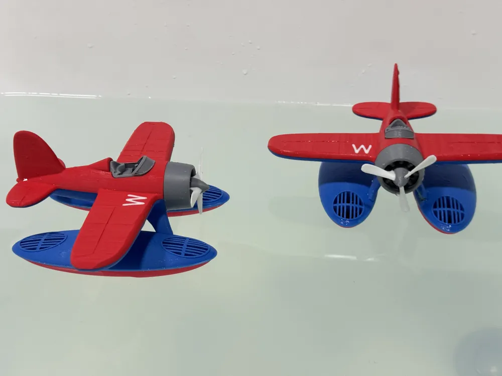 Floatplane model - can float on water, mini printable, no AMS required ...