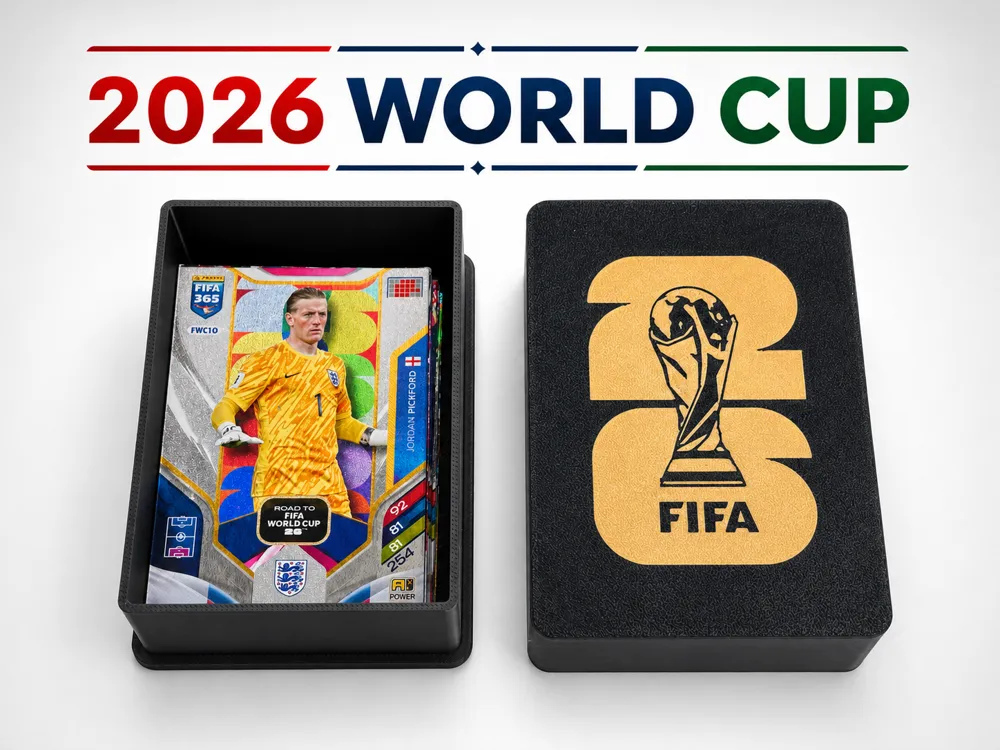 World Cup 2026 Sticker & Card Collector Box - Free 3D Print Model ...