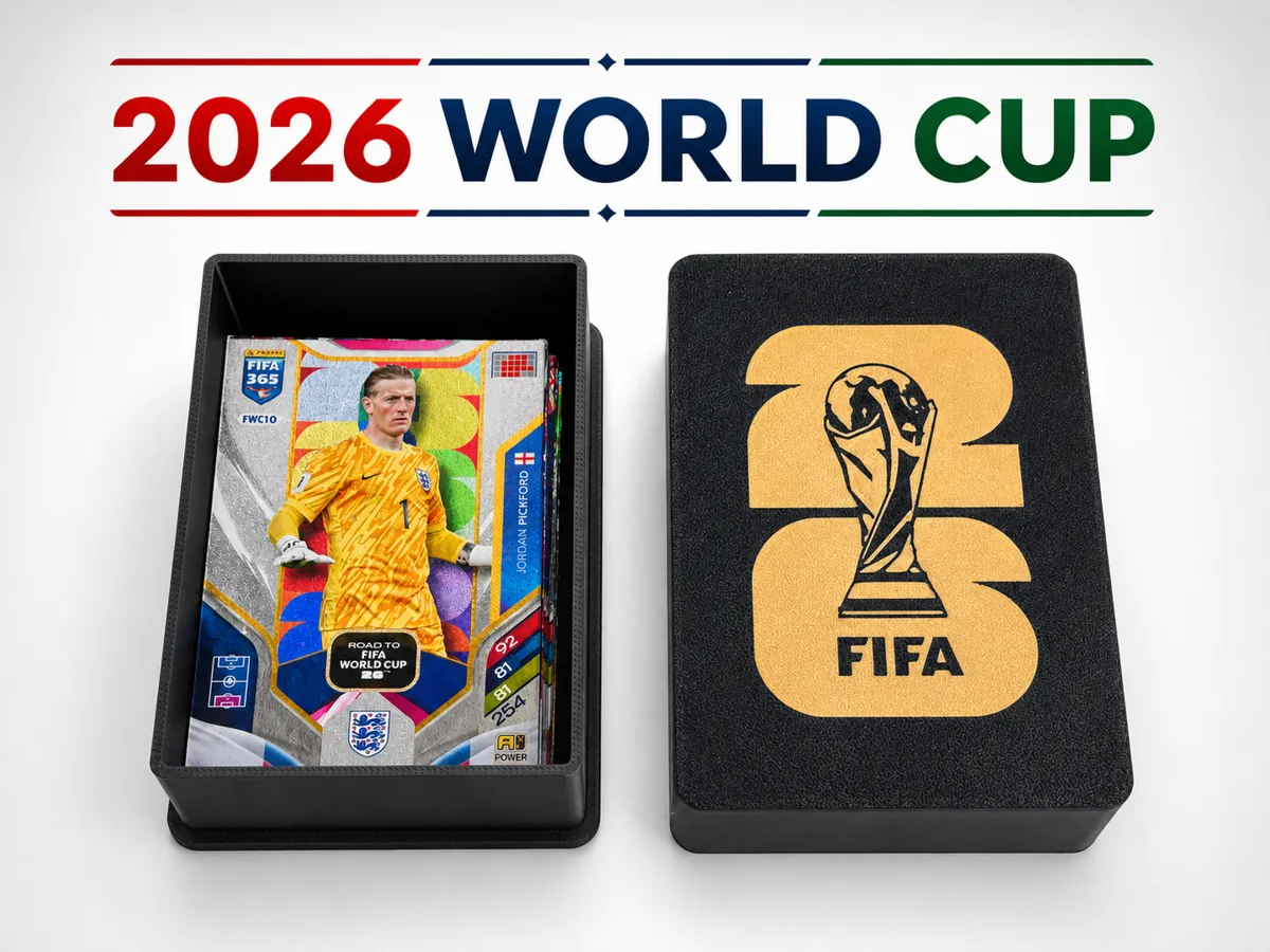 Copa do Mundo 2026 Caixa Colecionadora de Adesivos e Cards - Modelo ...