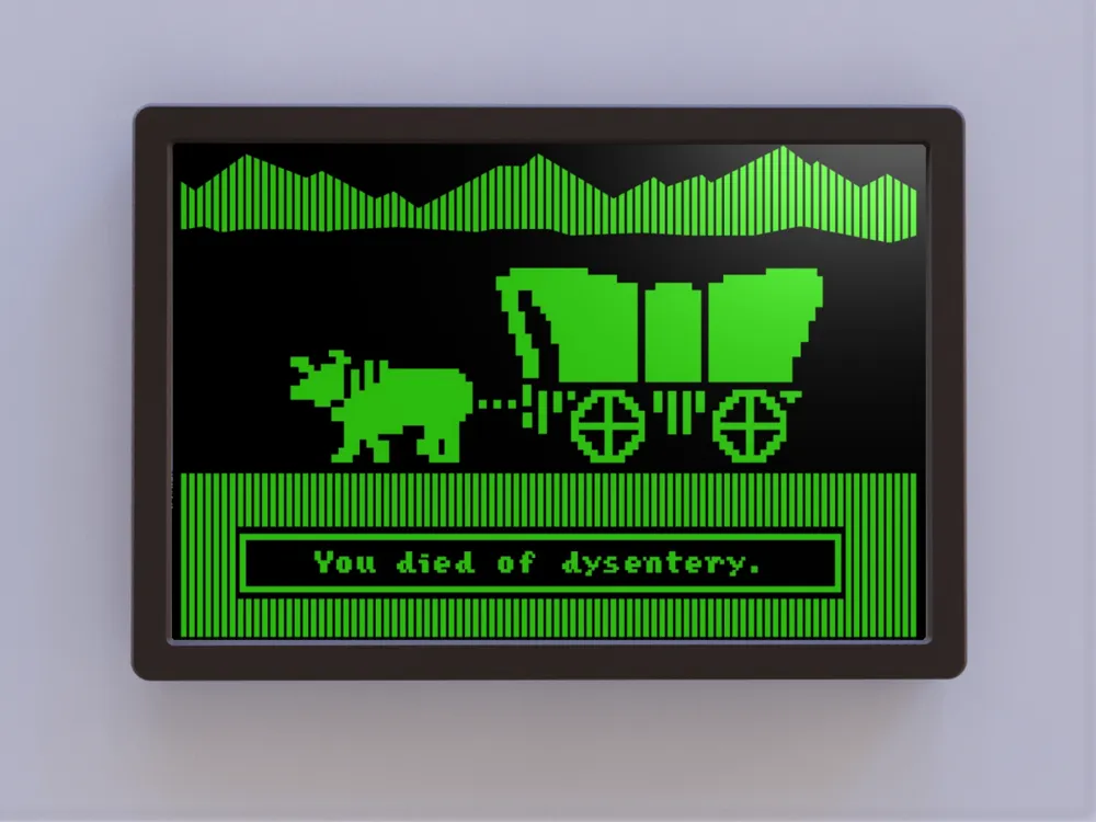 Oregon Trail - You Died of Dysentery by Ken Mills - MakerWorld