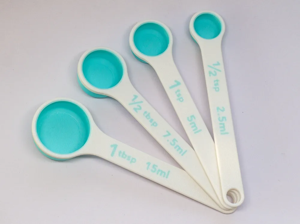 Measuring Spoon Set of 4 Pieces - Free 3D Print Model - MakerWorld
