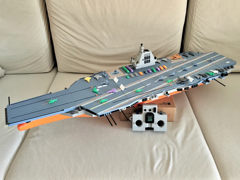 Fujian Aircraft Carrier - CyberBrick RC Version - Free 3D Print Model ...