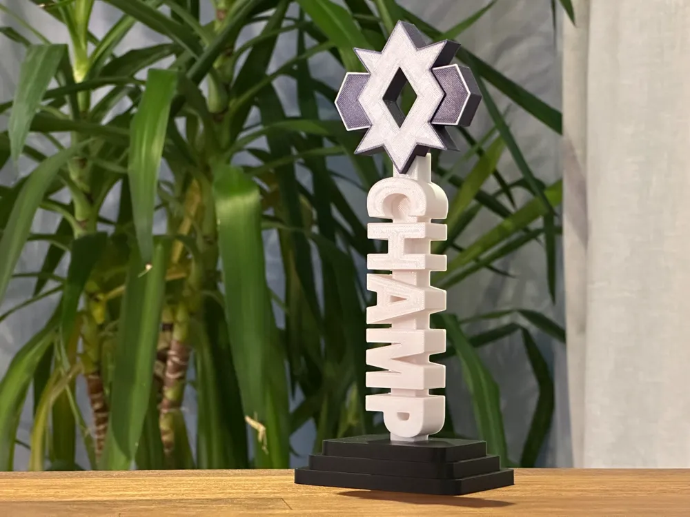 Rocket League Trophy - Champ II by TheBear MakerWorld: Download Free 3D ...
