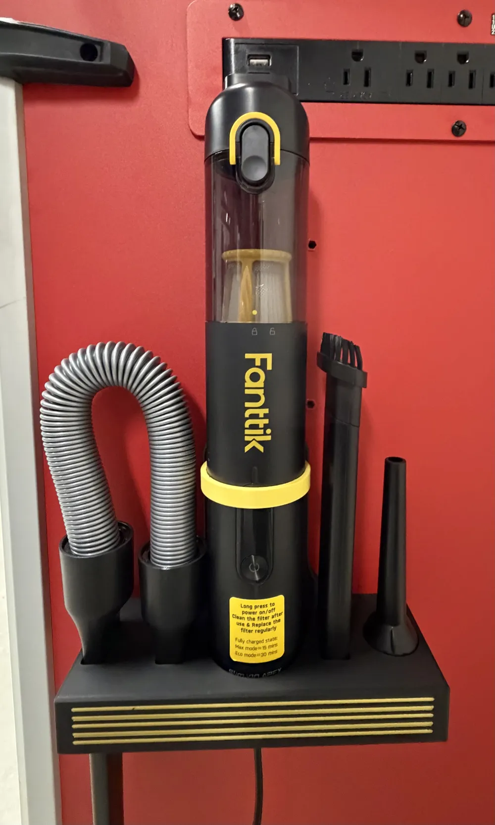 Fanttik Mini Vacuum Holder - Free 3D Print Model - MakerWorld