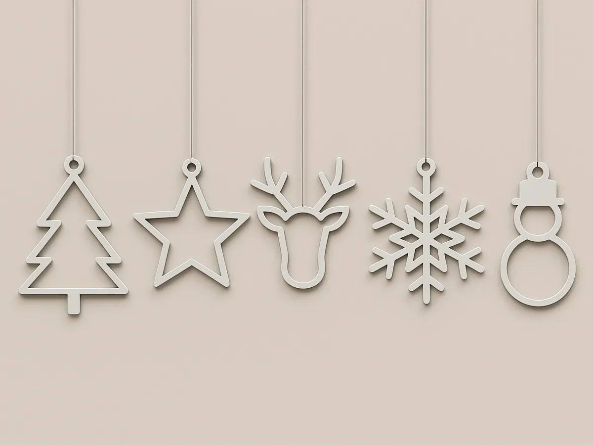 Christmas Ornaments - Free 3D Print Model - MakerWorld